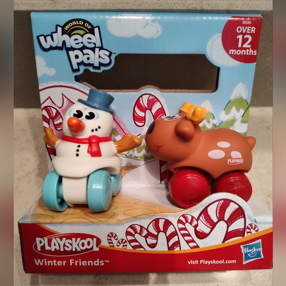 Hasbro | Toys | New Playskool Winter Friends Wheel Pals Snowman And ...